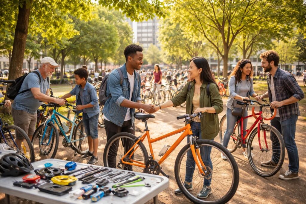 Comment le troc vélo favorise une communauté plus connectée